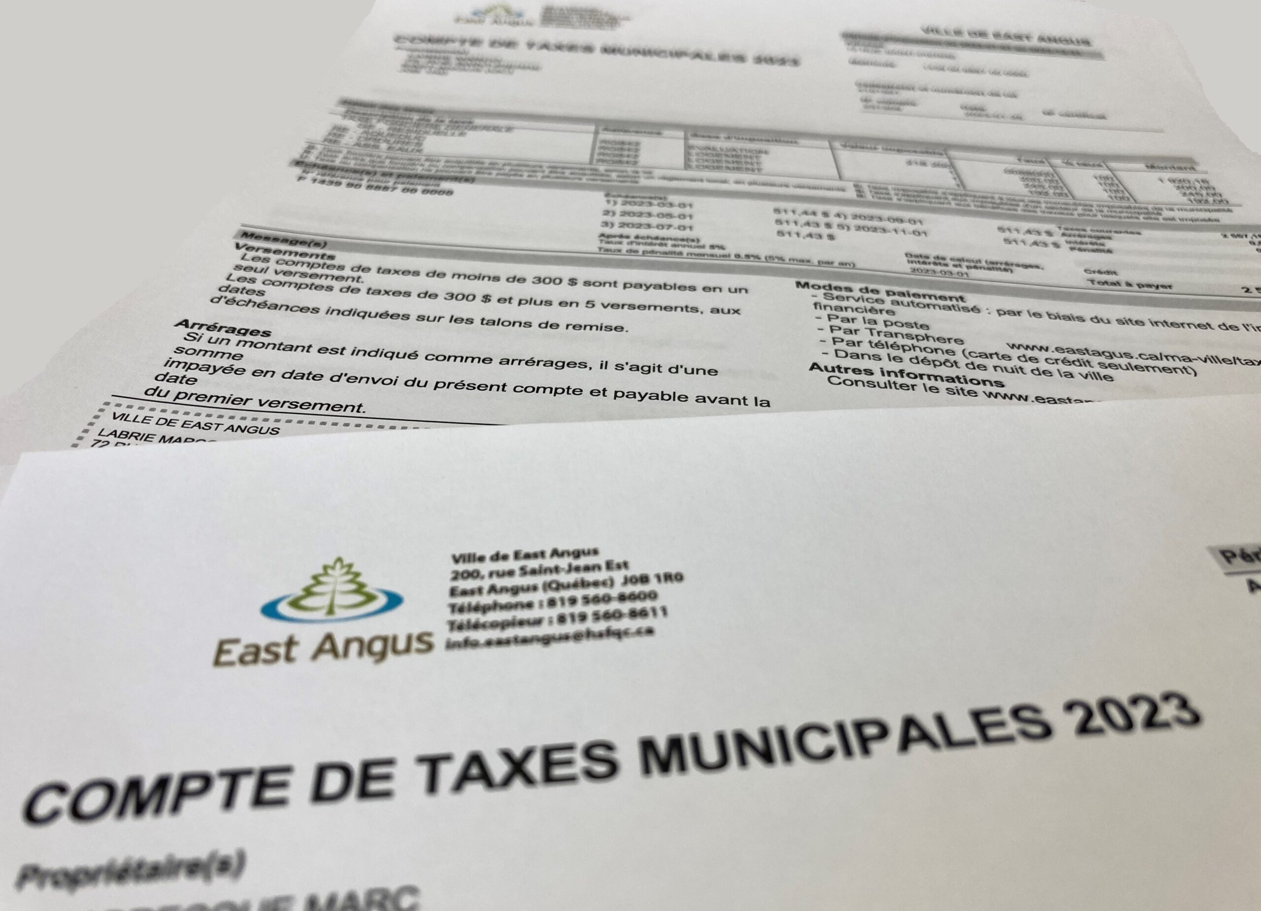 Les Comptes De Taxes Municipales 2023 Ont t Transmit Par Courrier Ou Les Comptes De Taxes Municipales 2023 Ont t Transmit Par Courrier Ou